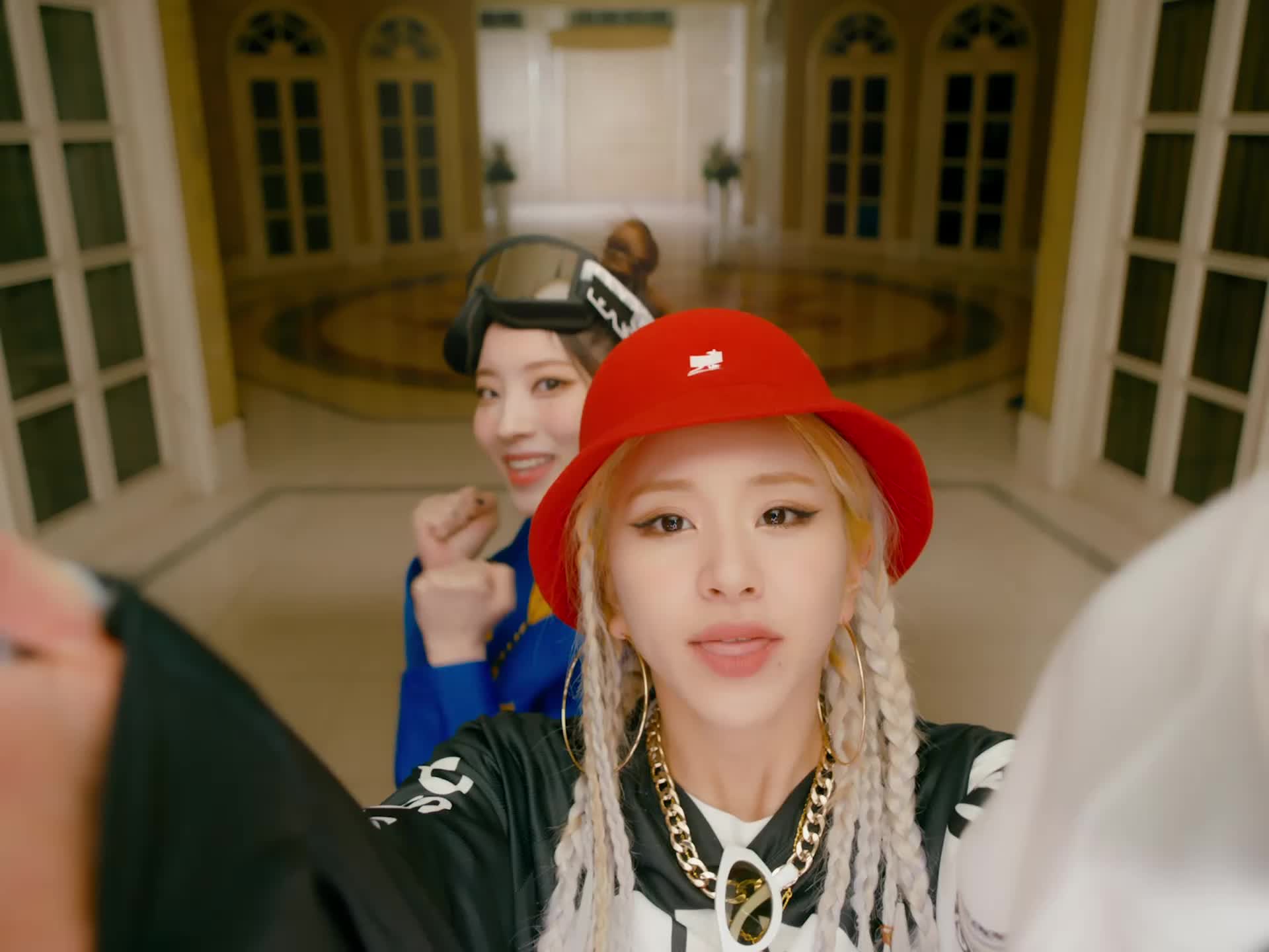 Dahyun and Chaeyoung feat Momo in "Switch to Momo" | Scrolller