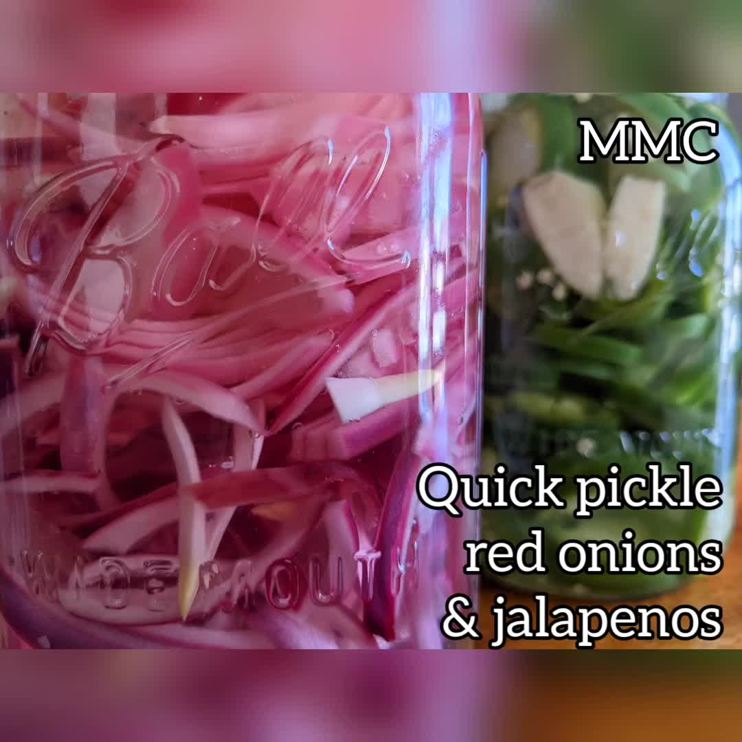 Pickled Red Onions and Jalapenos | Scrolller