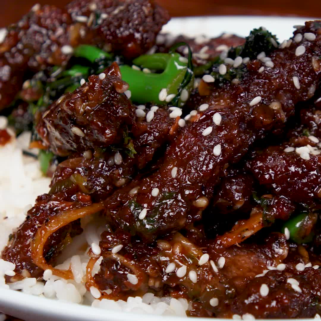Crispy Ginger Sesame Beef | Scrolller
