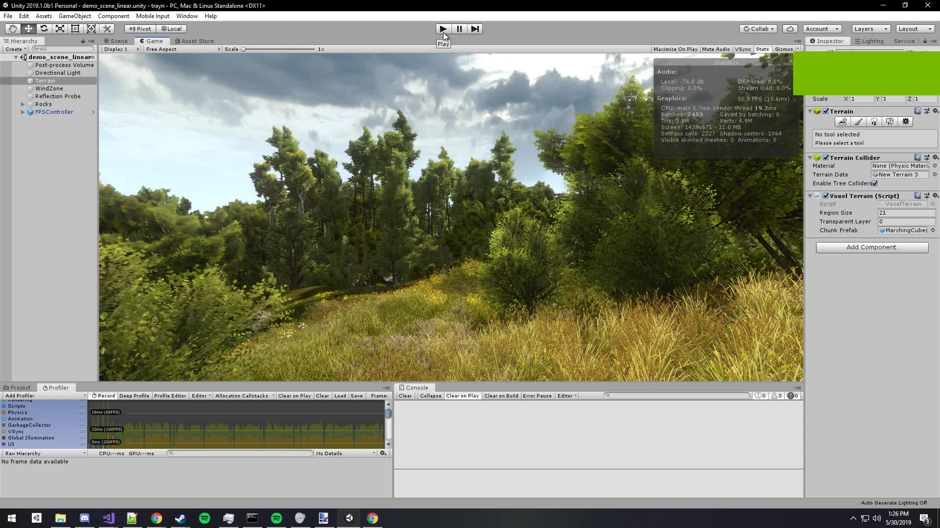 Integrating Marching Cubes with Unity's heightmap terrain | Scrolller