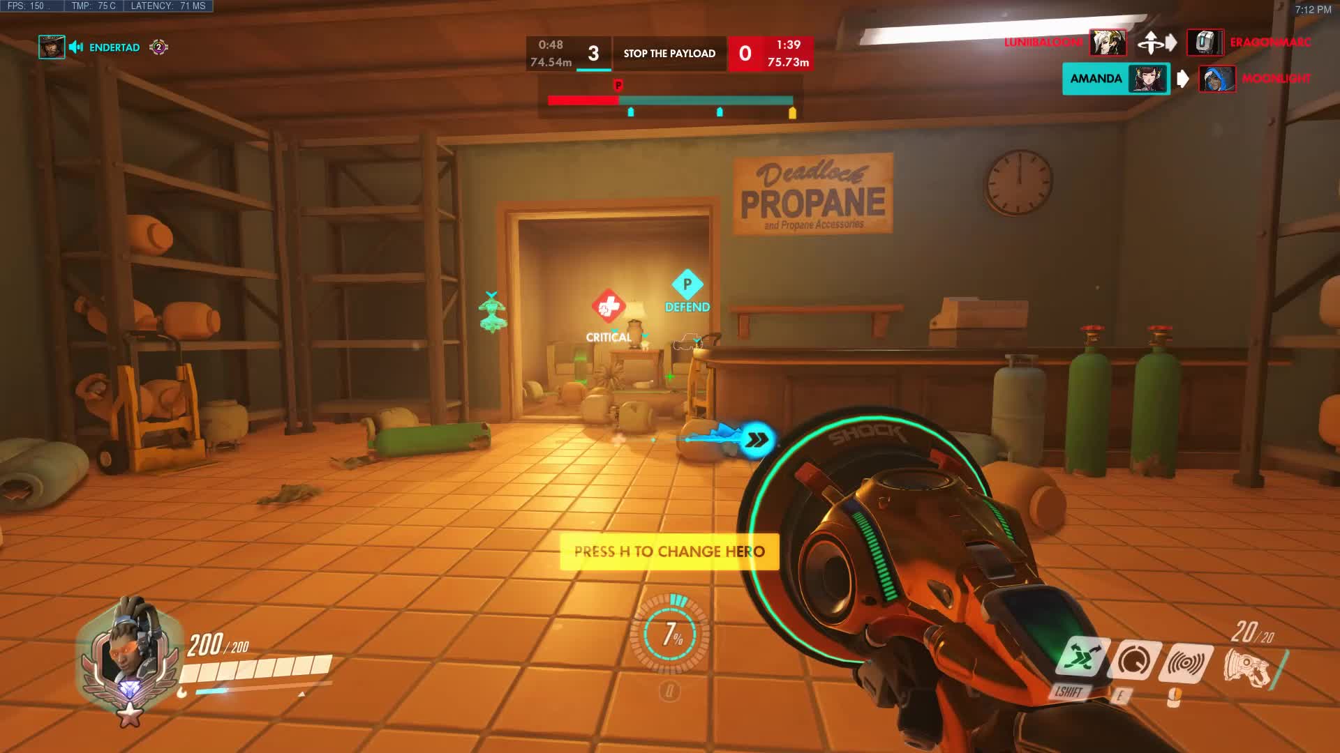 Juicy Rollout into Zarya Kill on Route 66 :) | Scrolller