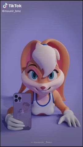 Lola Bunny does the Bugs Bunny Challenge (Credit: mounir_bmz) | Scrolller
