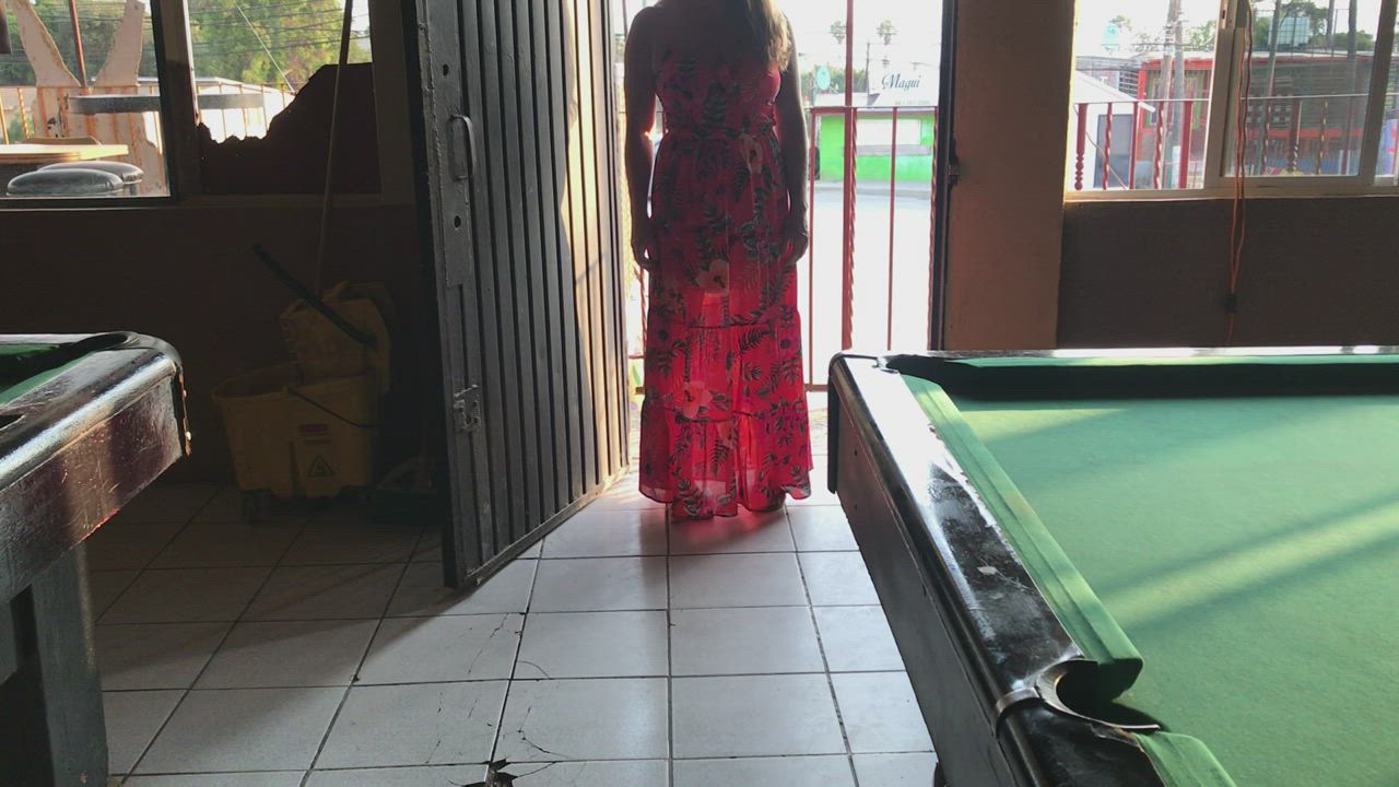 Flashing At A Pool Hall In Mexico [f] Scrolller
