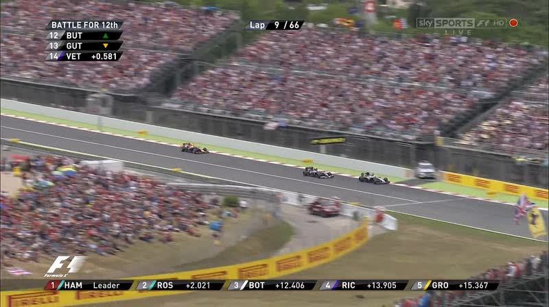 Fantastic continuous helicopter shot from the Spanish Formula 1 Grand Prix | Scrolller