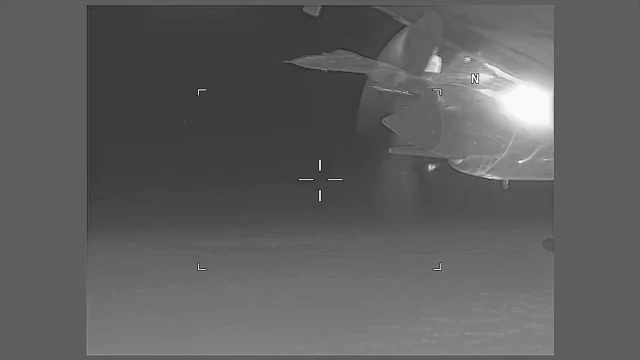 Russian Su-27 makes high-speed pass during intercept of US EP-3 over the Black Sea. | Scrolller