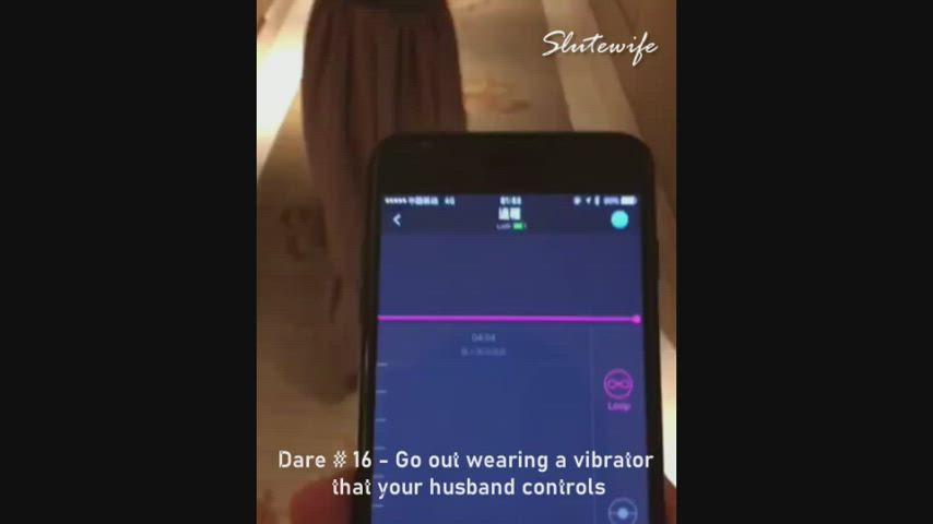 Go out wearing a vibrator that your husband controls | Scrolller