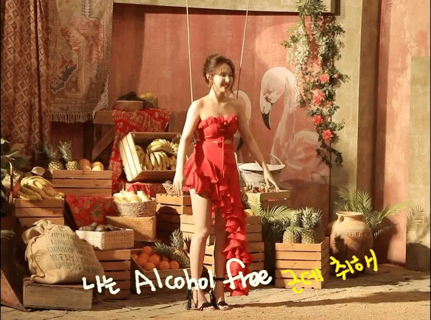 Nayeon - red top, dress, alcohol free mv | Scrolller