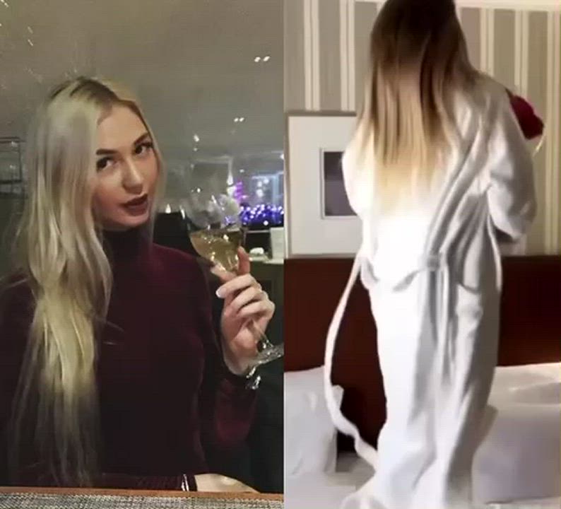 Picture in restaurant and fun bed video collage | Scrolller