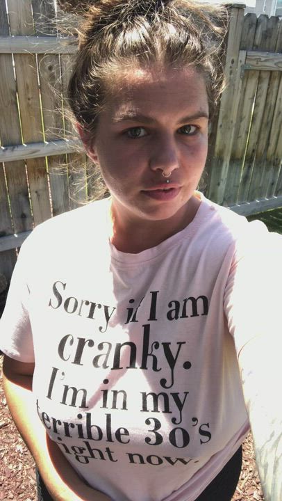 It’s so pretty out, I had to smoke in the backyard. | Scrolller