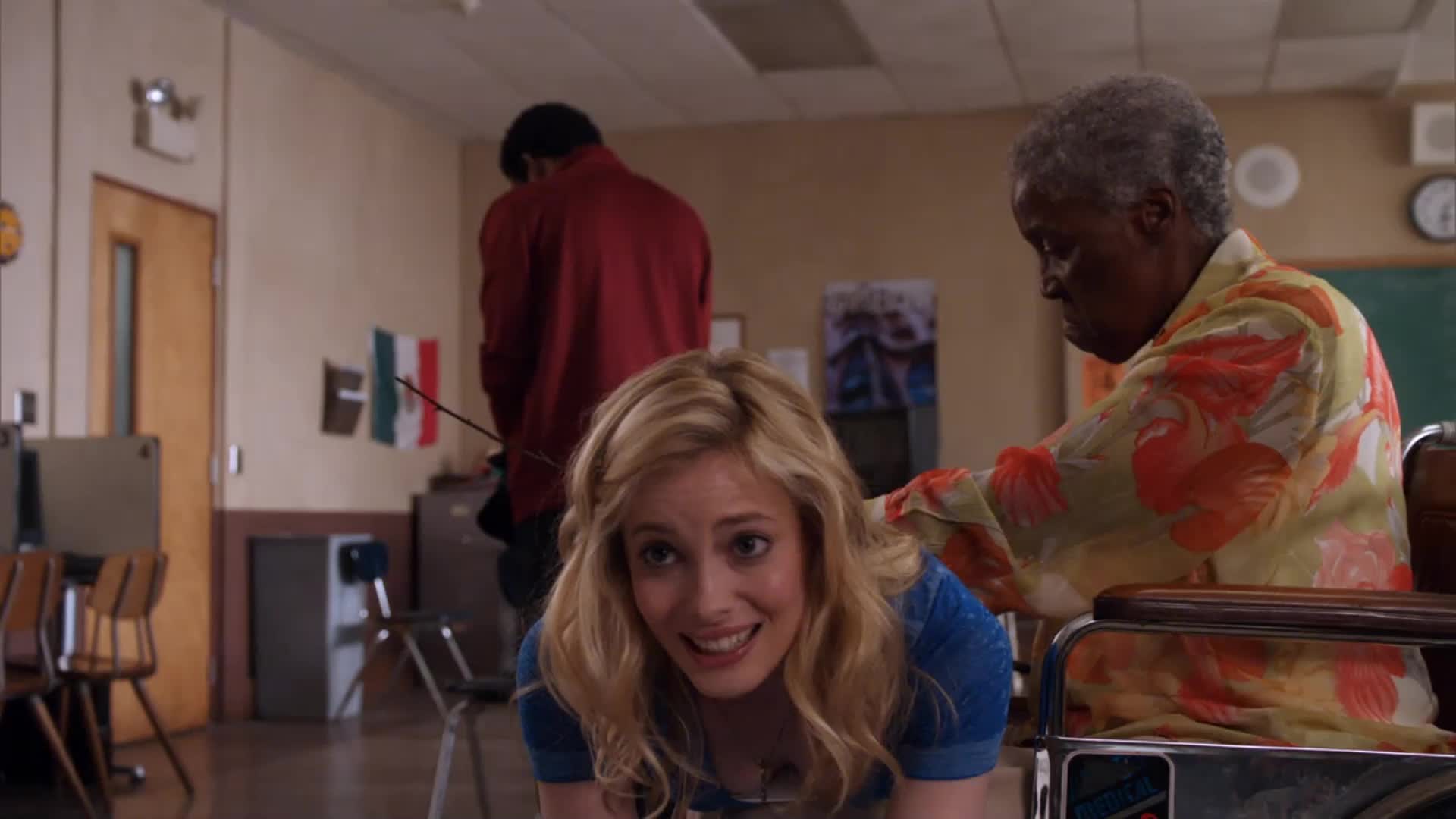 Gillian Jacobs Spanked in Community | Scrolller