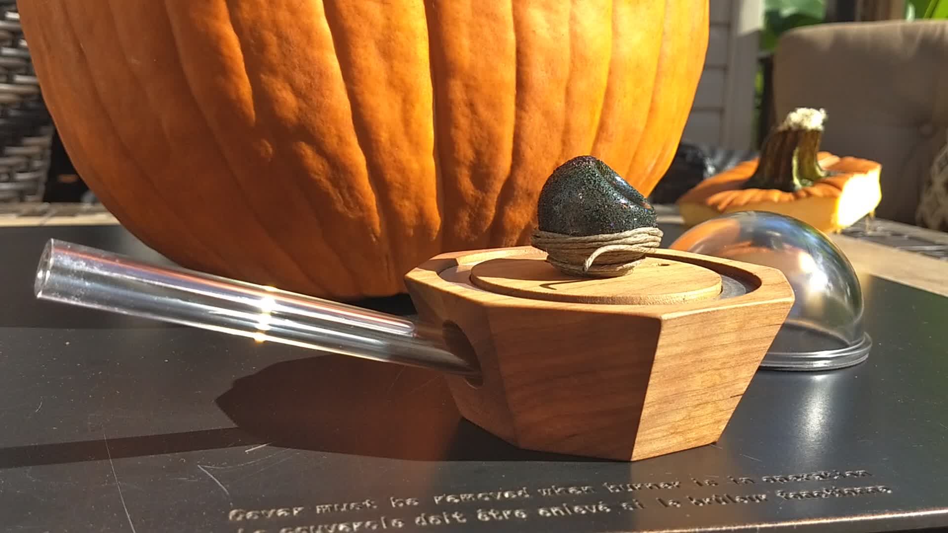 My hemp wick wrapped solar dome pipe. | Scrolller