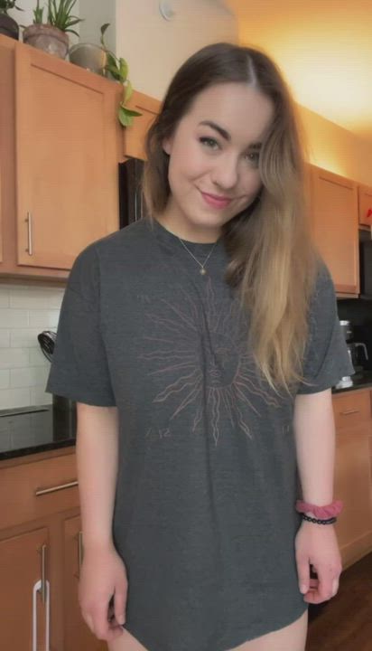 the fun version of the 'wear it big' challenge (; | Scrolller