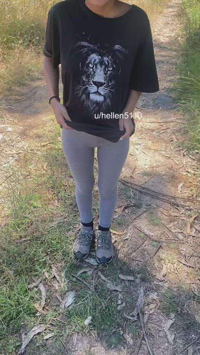 I'd flash my boobs to you if we go for a walk | Scrolller