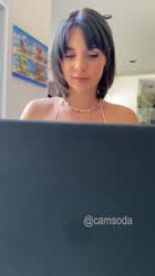 Gabbies Doing Research On Her Laptop... :) | Scrolller