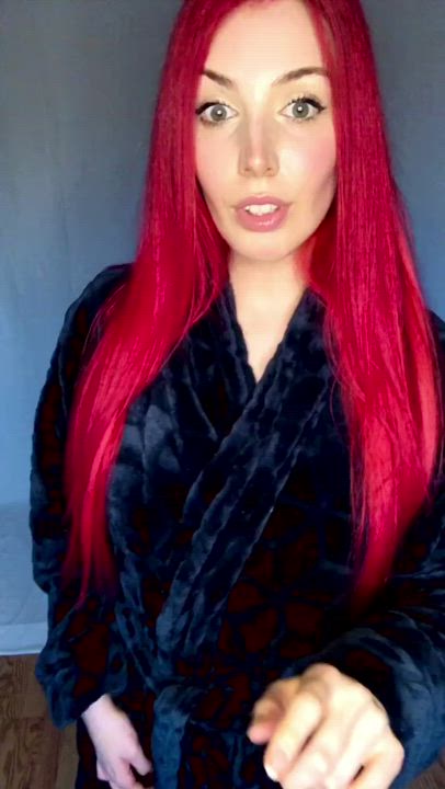 Just keeping your breakfast warm underneath my robe~ 🍆 | Scrolller