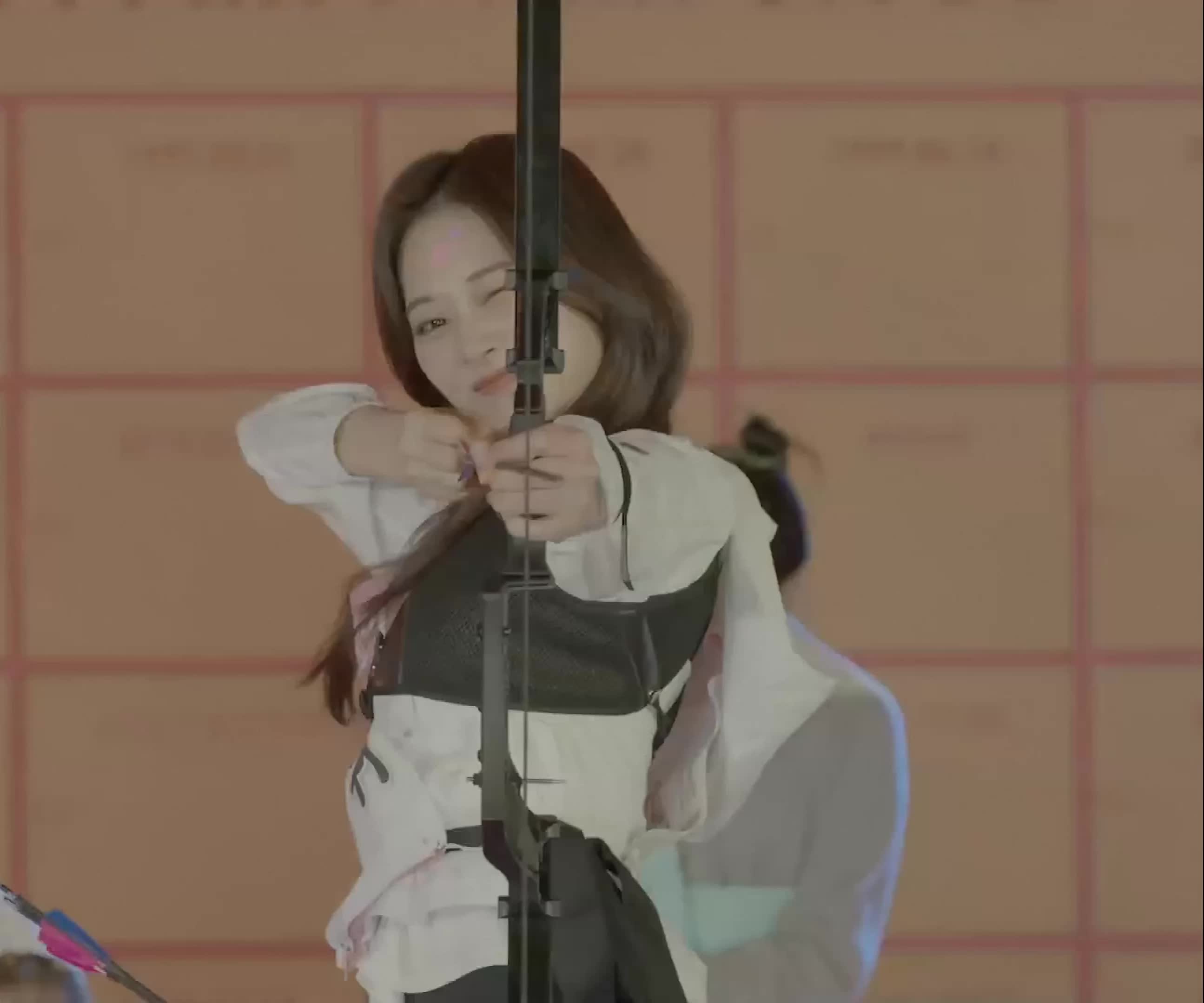Tzuyu - archery outfit, 211020, TWICE 6th Anniversary | Scrolller