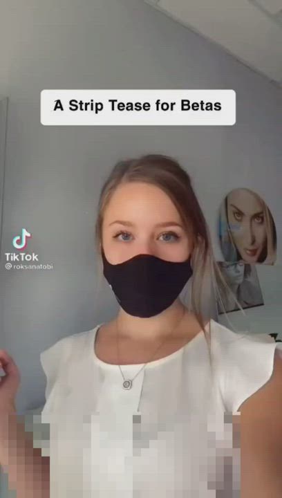 She was nice enough to do a Beta Safe Strip Tease for you | Scrolller