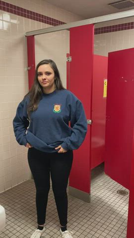 Flashing my tits in a Target bathroom | Scrolller