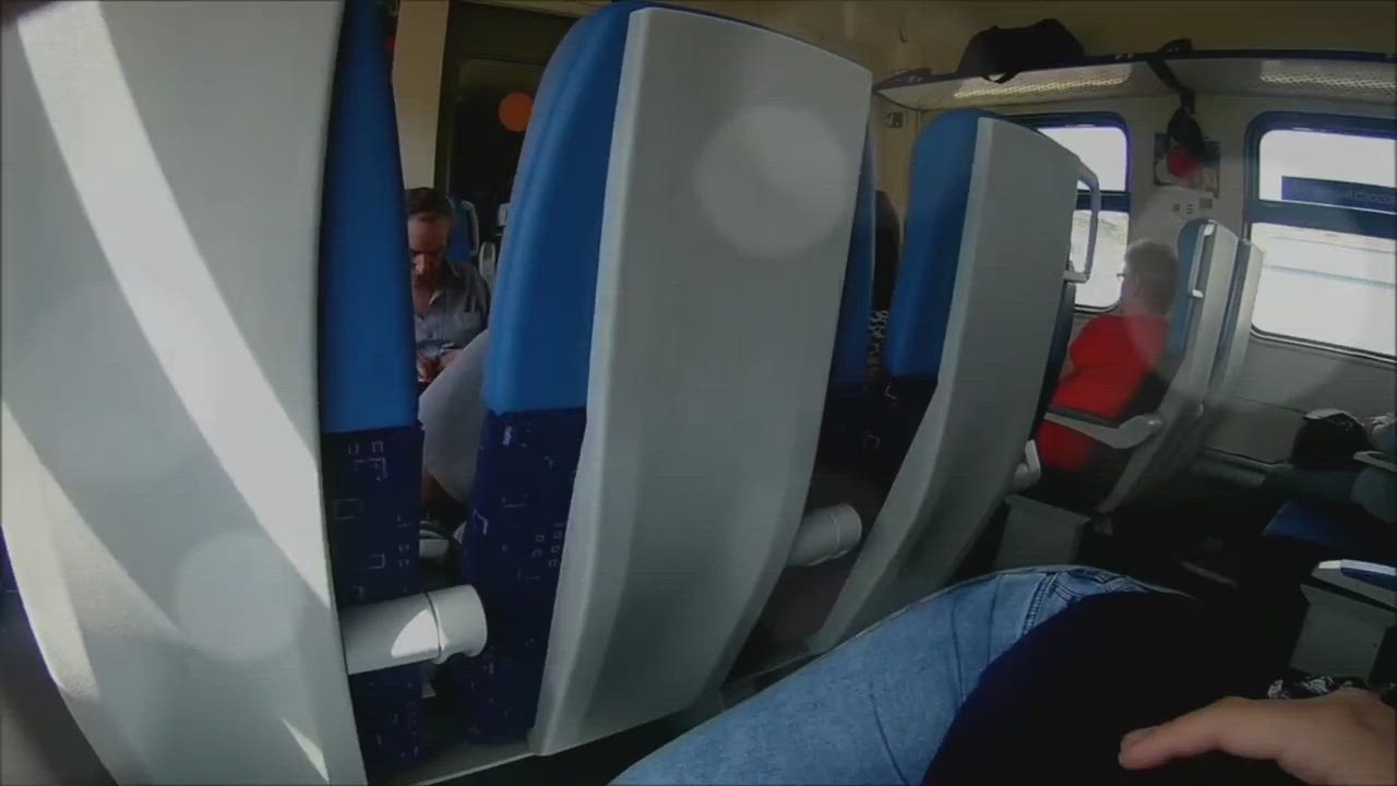 Risky blowjob in a train [Teacher of Magic] | Scrolller