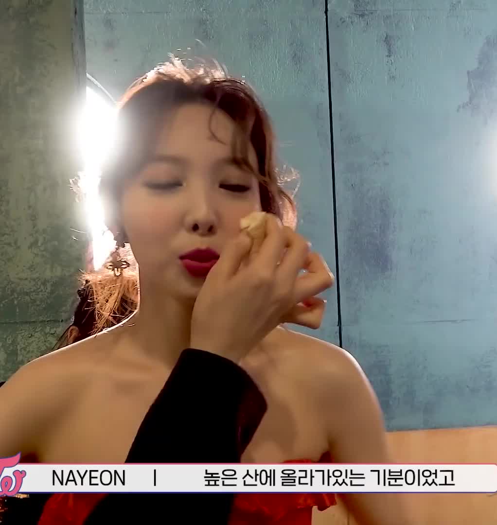 Nayeon - red dress, alcohol free mv, behind the scenes | Scrolller