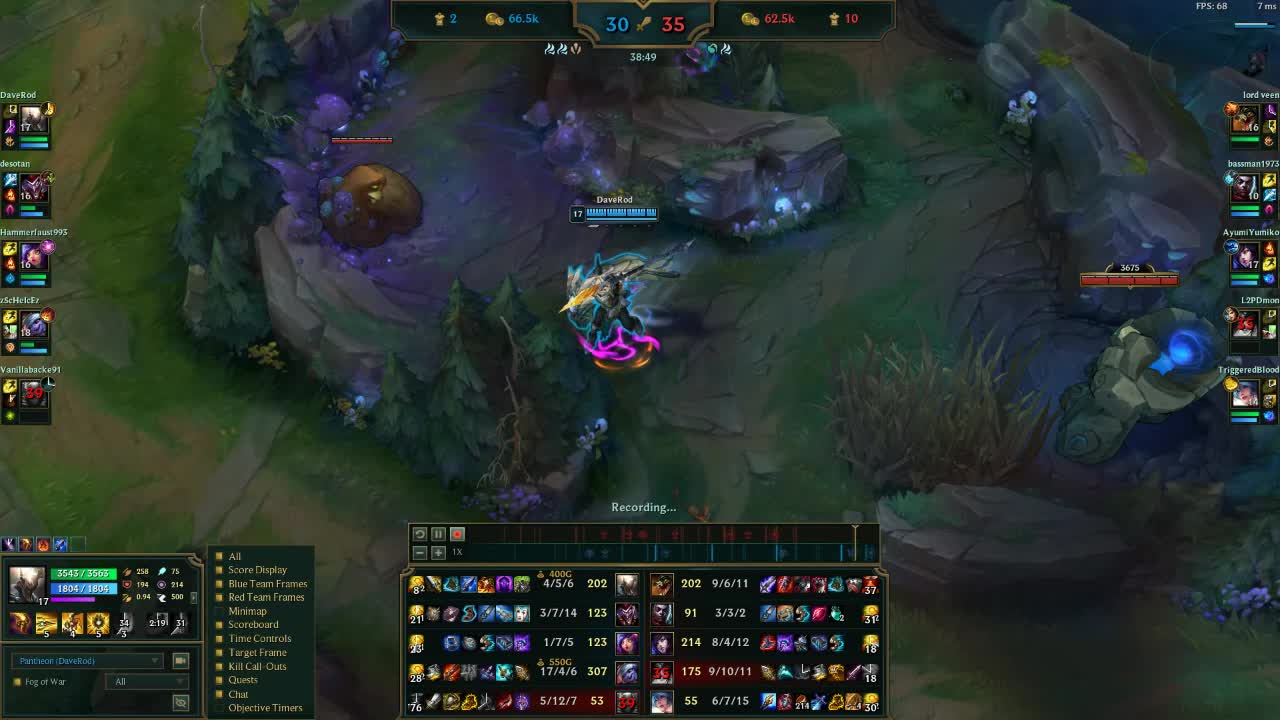 Keegun's Manamune Pantheon saving me from the onslaught of a Sona and a Renekton. Normal Panth ...