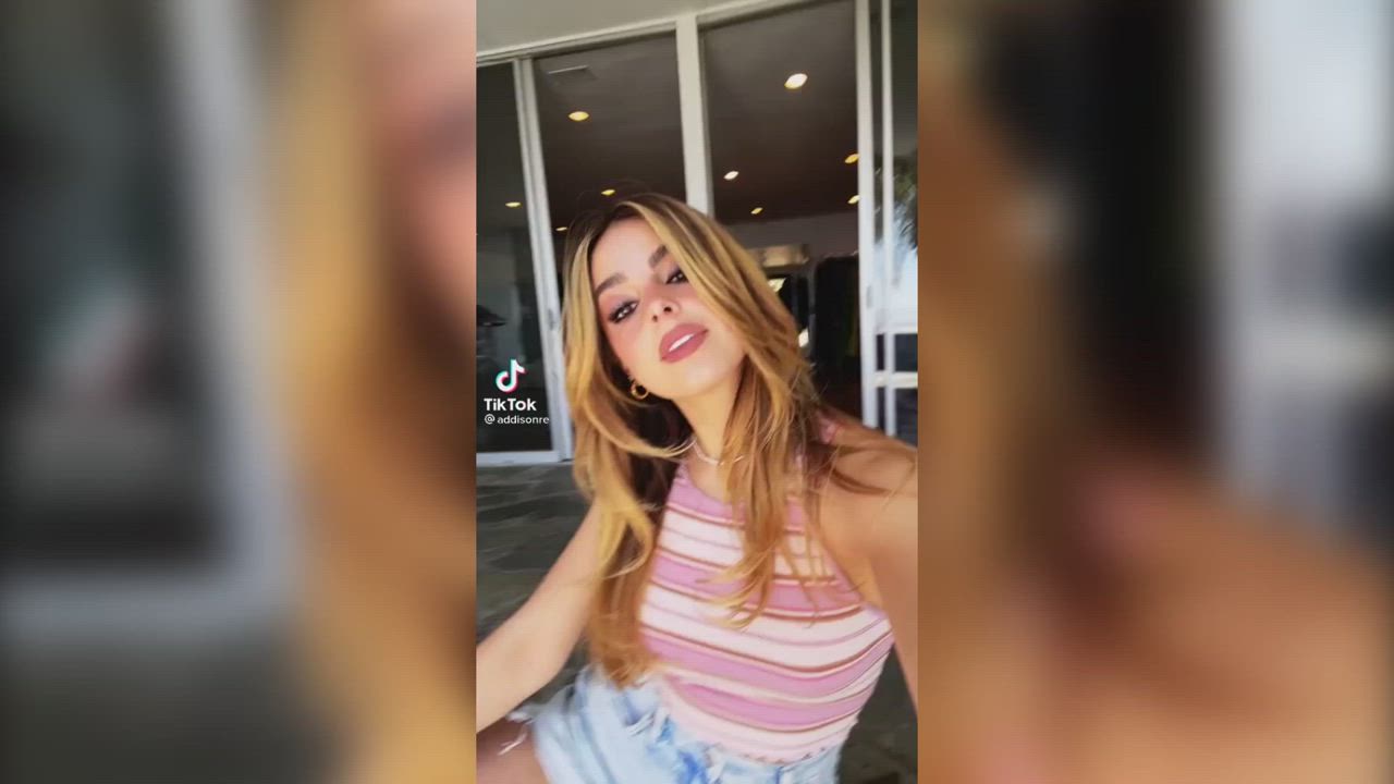 My grandpa is such a big pervert for Addison Rae. Doesn't stop jerking ...