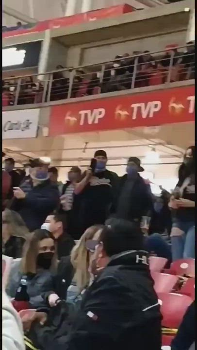 Cheering for the team ! | Scrolller