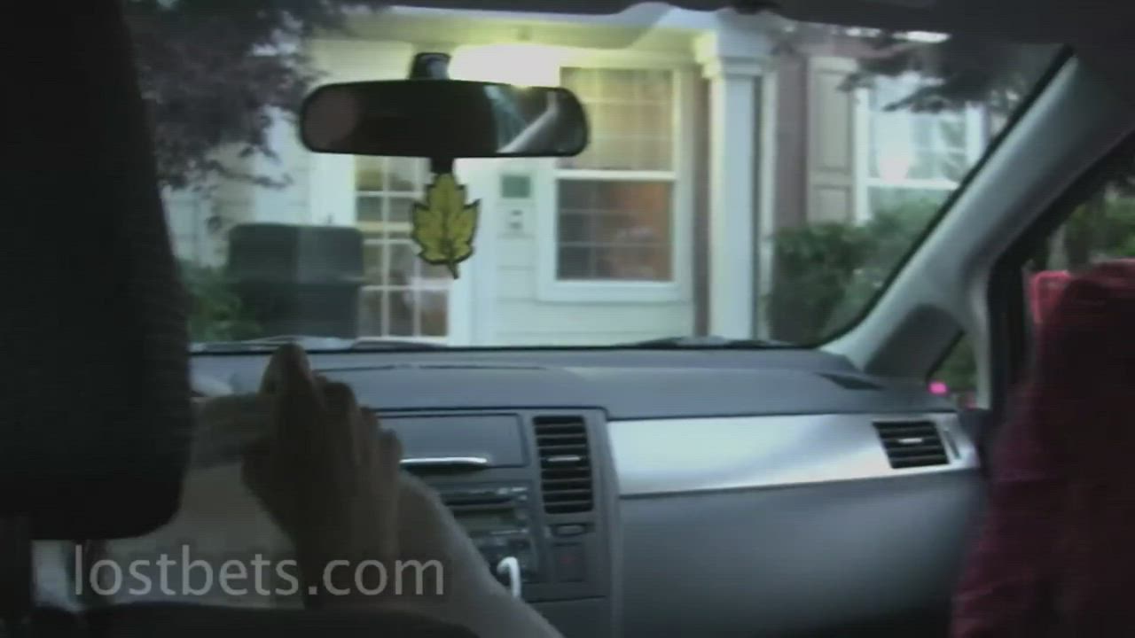 Lily goes through the drive-through naked (part 2) | Scrolller