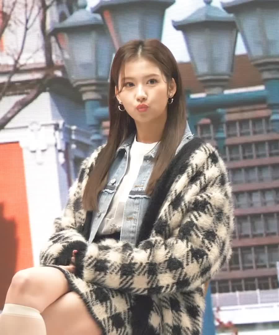 Sana - b&w jacket, jean top | Scrolller