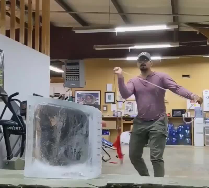 This Man Breaking the Ice | Scrolller