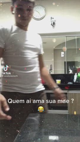 Mom gets handsy during tiktok challenge | Scrolller