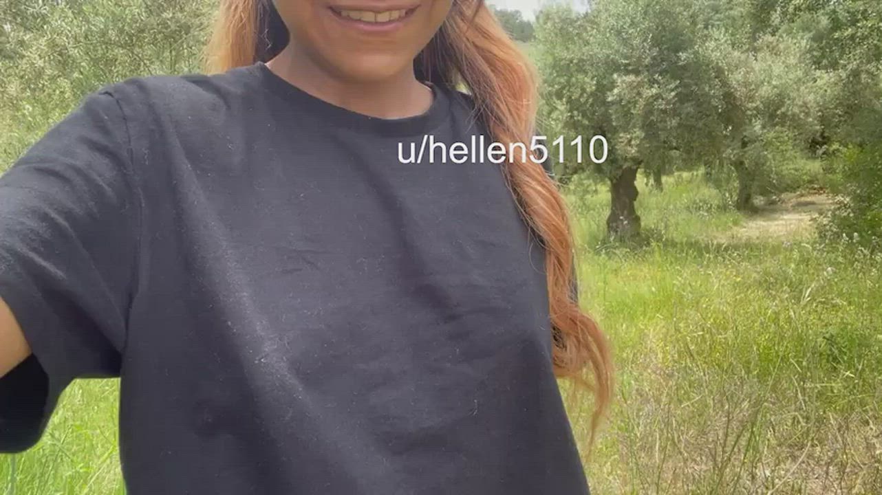 Me and the woods revealing my boobs | Scrolller