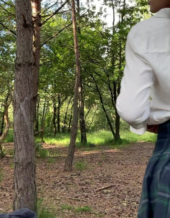 Ladyy_Natcha upskirt in woods | Scrolller