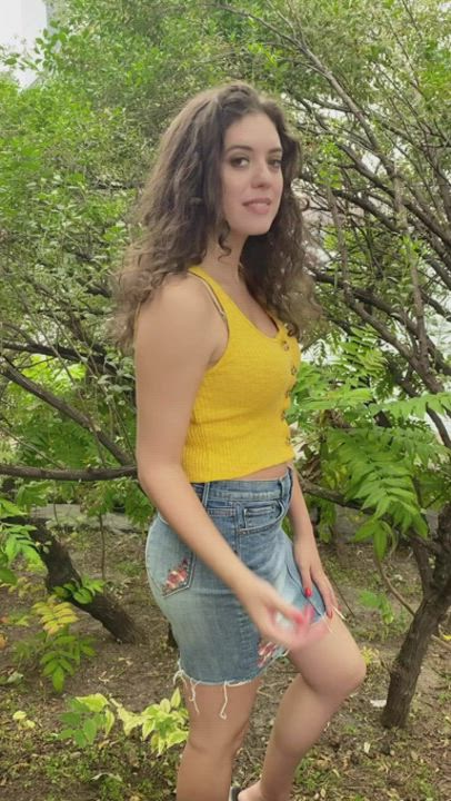 Feeling slutty in nature! | Scrolller