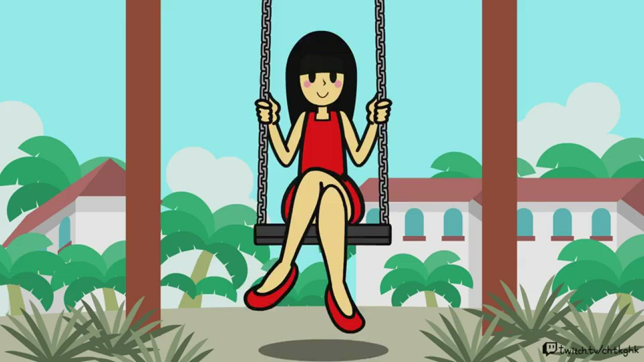 Rhythm Heaven Girl on a swing | Scrolller