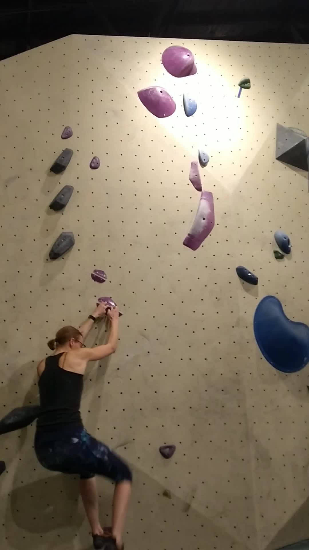 Throwback to this fun boulder. The start was easy for me, but it took a few sessions to get the ...