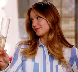 Striking a no-strings attached agreement for a threesome with Melissa Benoist. | Scrolller