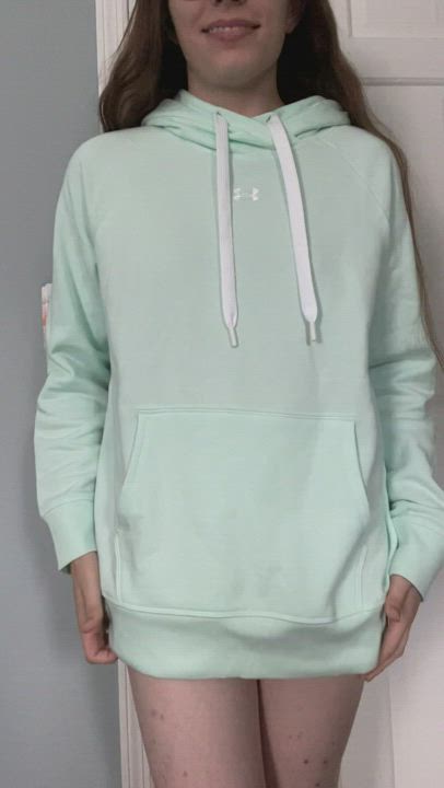 Big hoodies are the best, they make finding out what's underneath a surprise | Scrolller