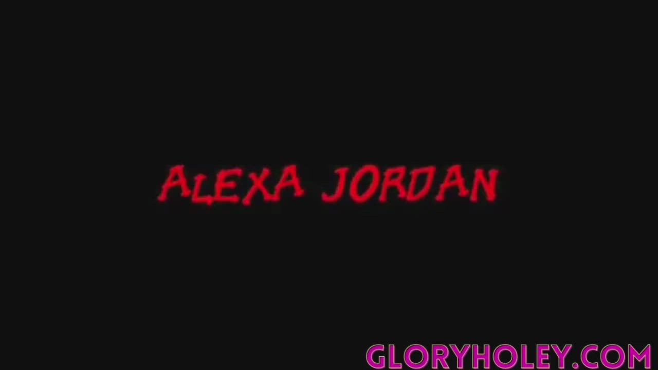 Alexa Jordan Doing Graffiti And Gets A Mouthful Of Cock At Gloryhole [1