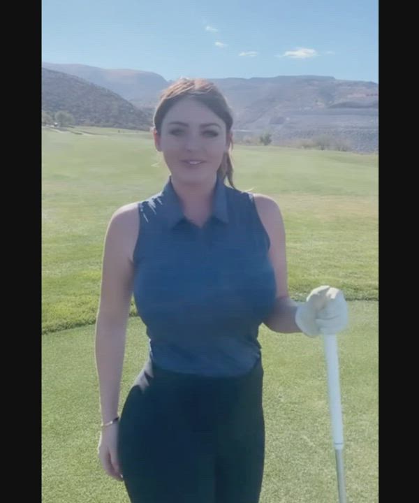 Adult model Sophie Dee is new to golf and asked her fans to critique her swing. What do you ...