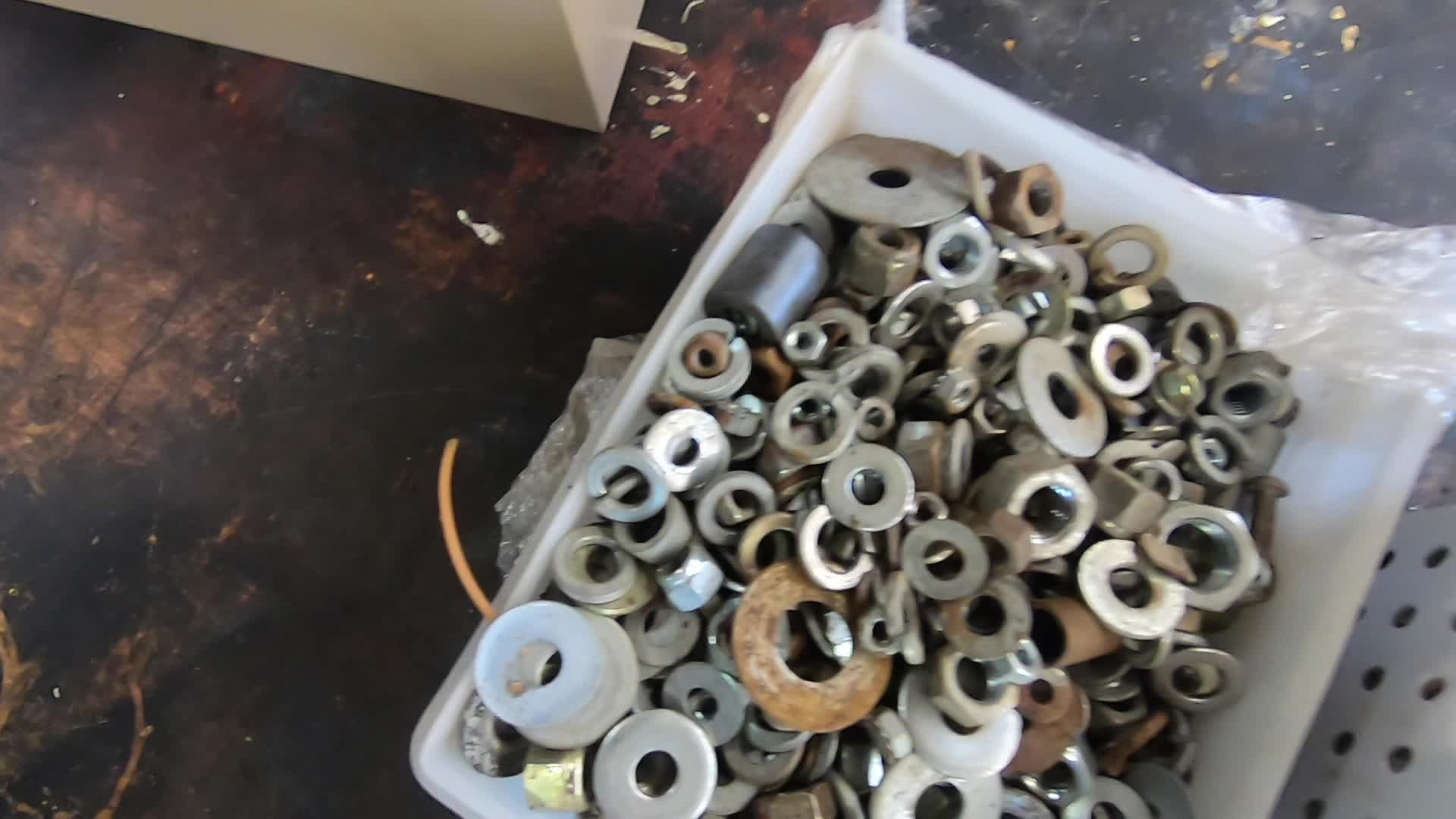 3D printed hardware sorting screens to sort nuts and washers by size ...