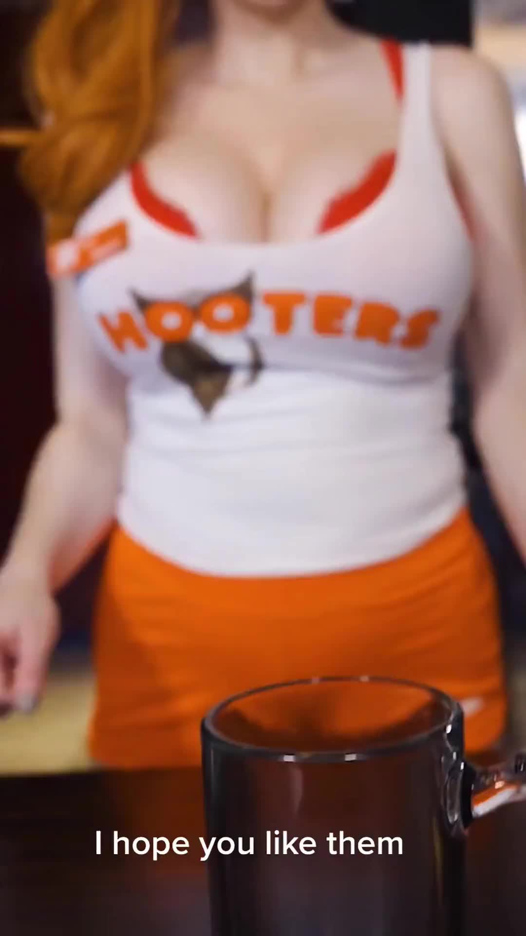 Upscaled and slowed down Hooters vid from TikTok | Scrolller
