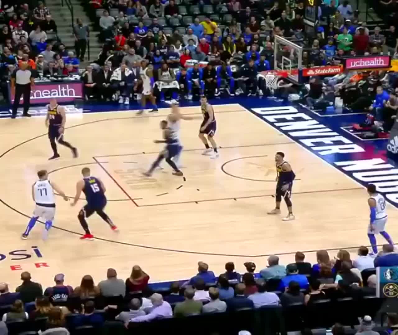 Luka after-whistle trick shots | Scrolller