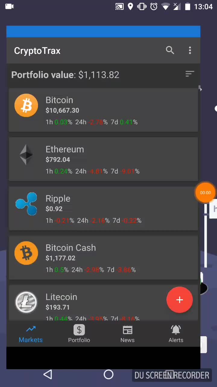 I've made a simple as possible crypto portfolio app for you: CryptoTrax | Scrolller