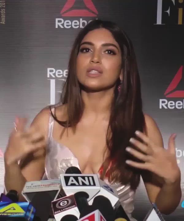 Bhumi Pednekar has her nice cleavage on display | Scrolller