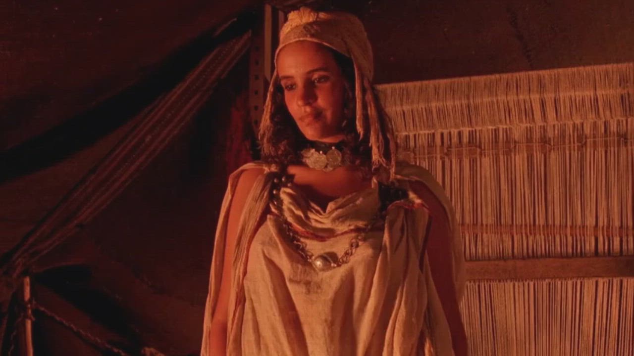 Amina Annabi in "The Sheltering Sky" (1990) | Scrolller