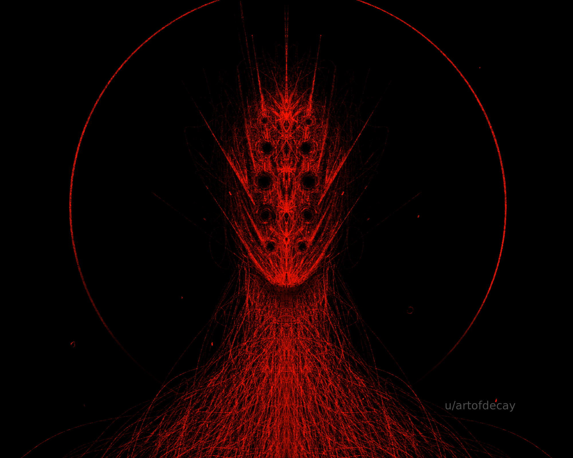 10-eyed creature, procreate, 2022 | Scrolller