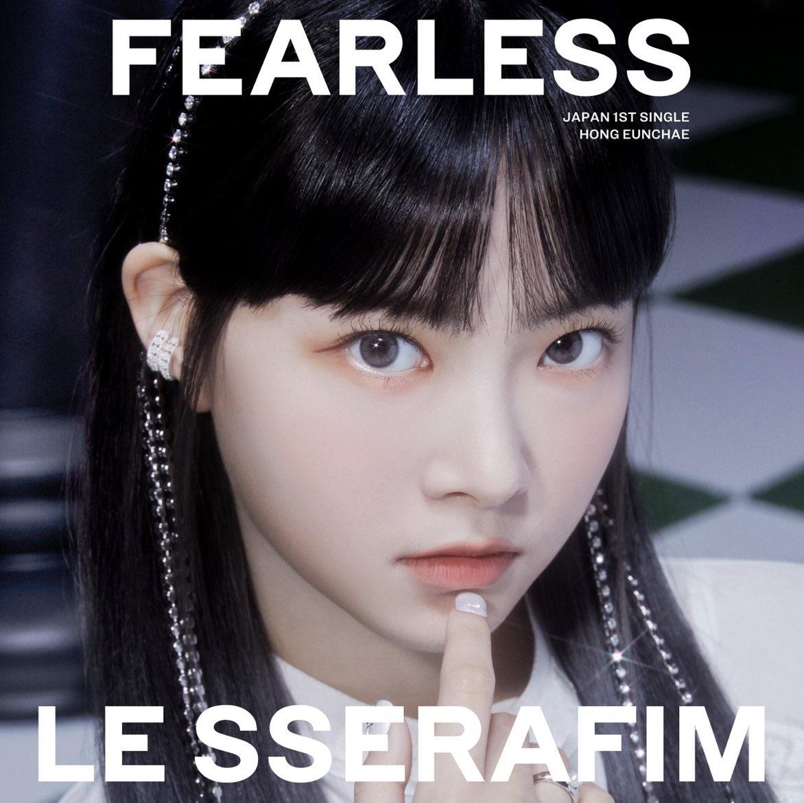 221214 LE SSERAFIM - Japan 1st Single - FEARLESS — Album Cover // Eunchae | Scrolller