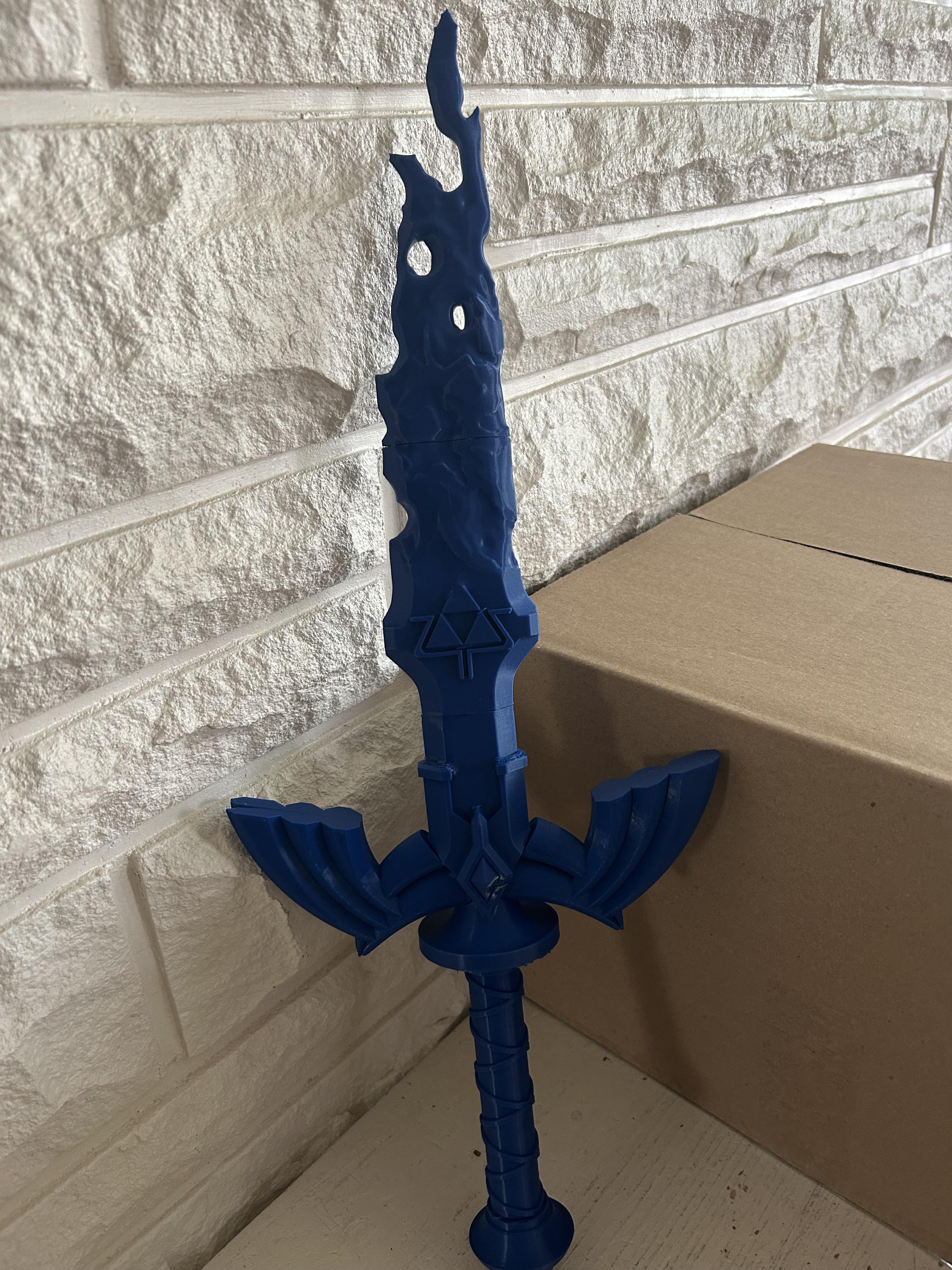 3D printed a model of the Master Sword from the trailers! | Scrolller