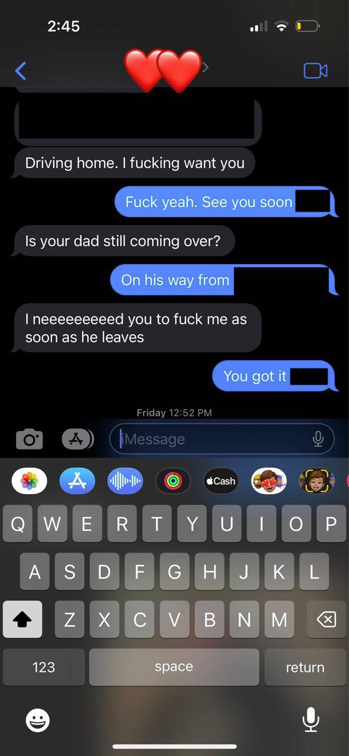 A Peek Behind the Curtain: How your crush texts her man | Scrolller